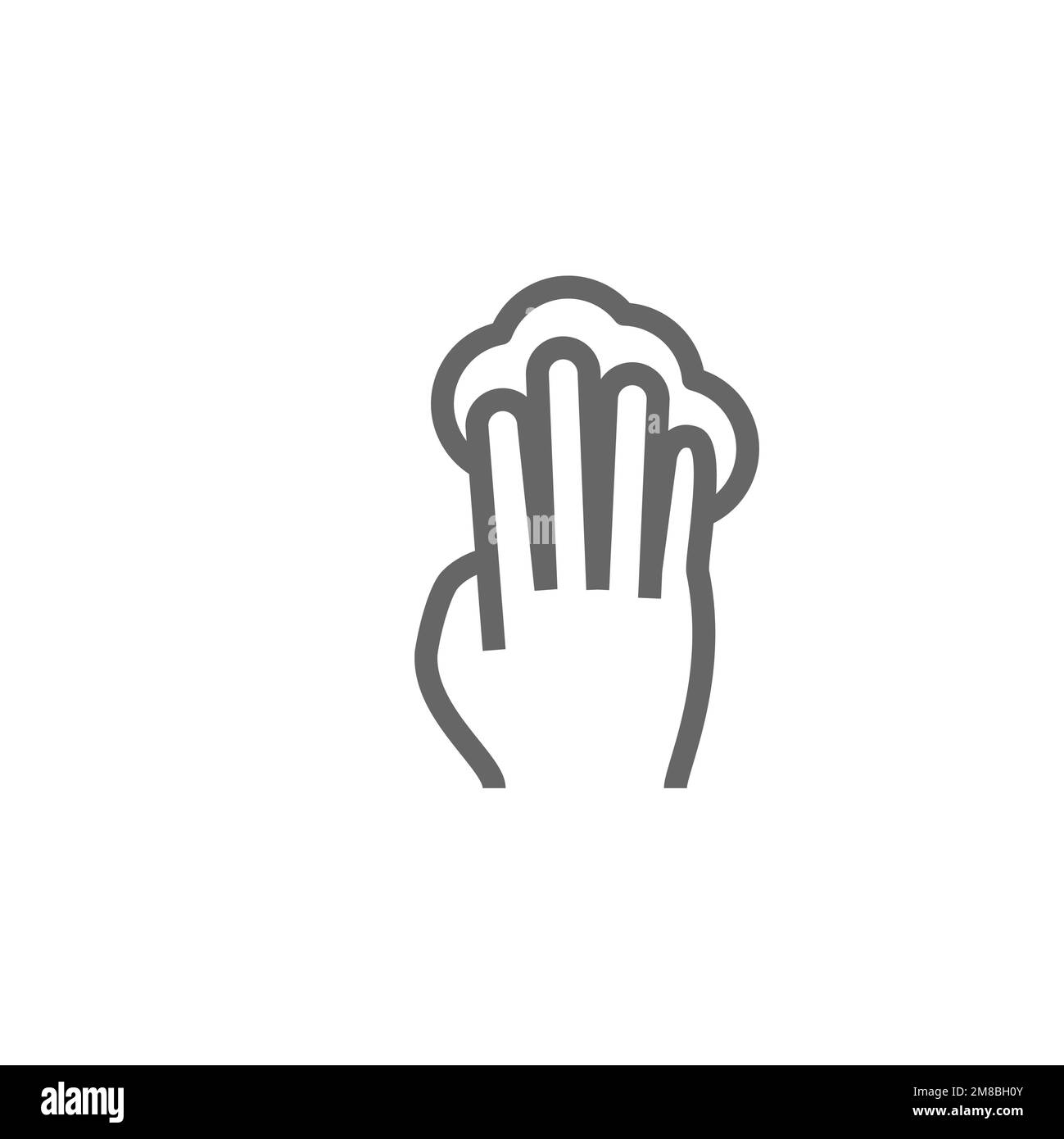 Touch icon, graphic resource template, vector illustration Stock Vector ...