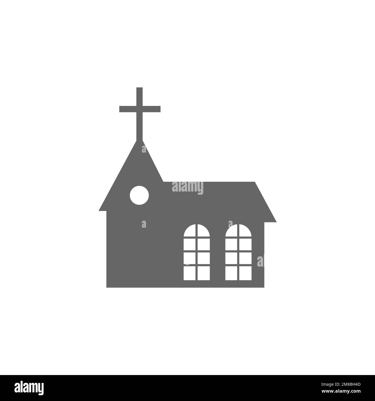 Church icon, graphic resource template, vector illustration Stock ...