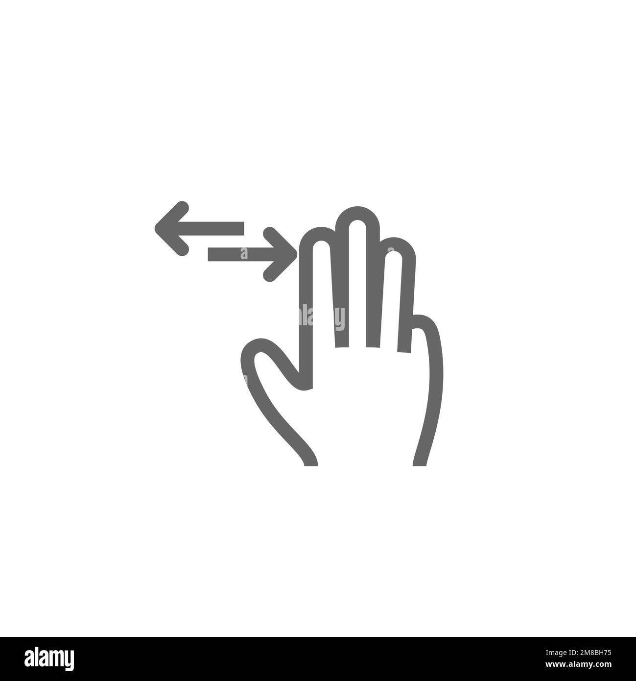 Left and right gesture icons, graphics resource templates, vector ...