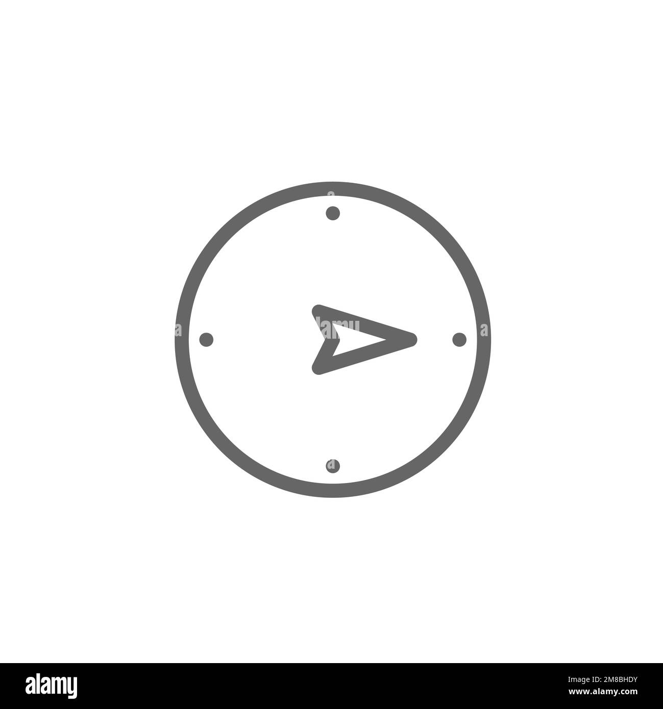 Navigation line icon. Graphic resource template, vector illustration ...