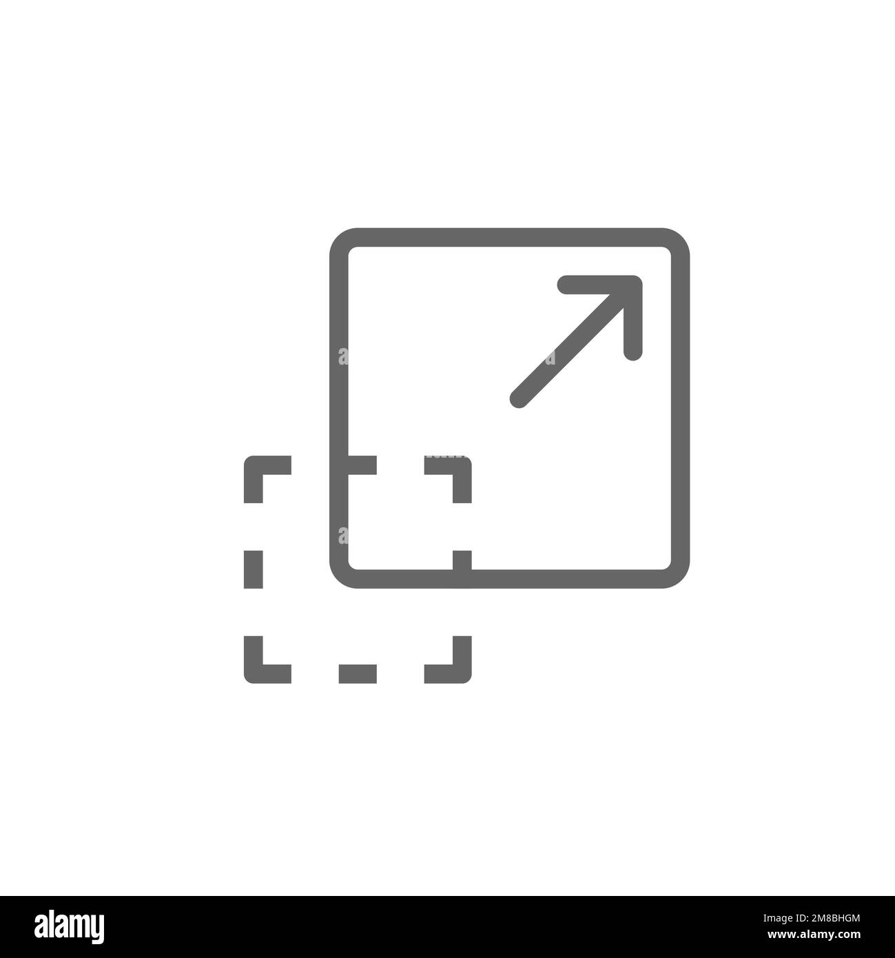 Forwarding line icon. Graphic resource template, vector illustration ...