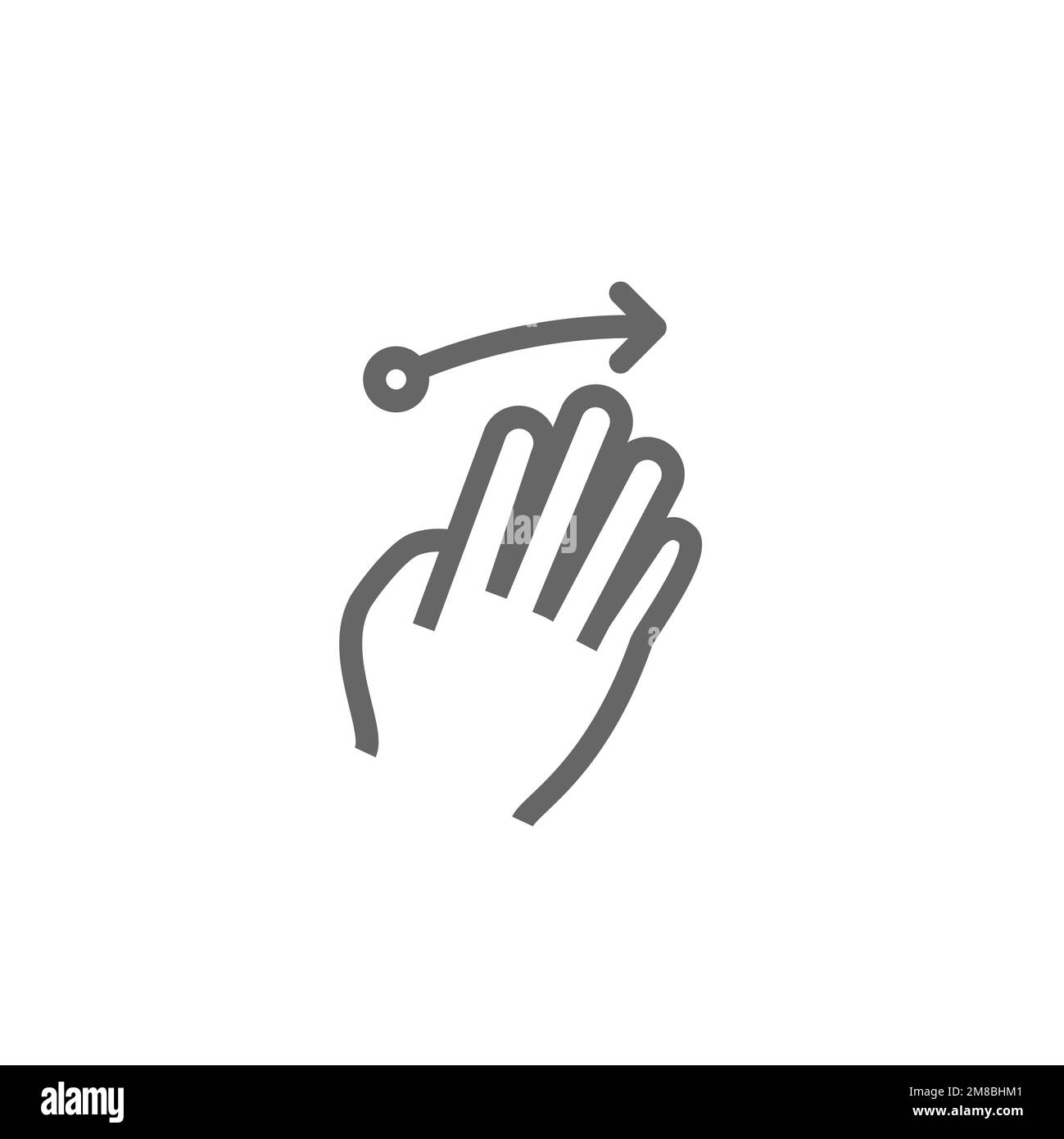 Slide the gesture icon, graphics resource template and vector ...