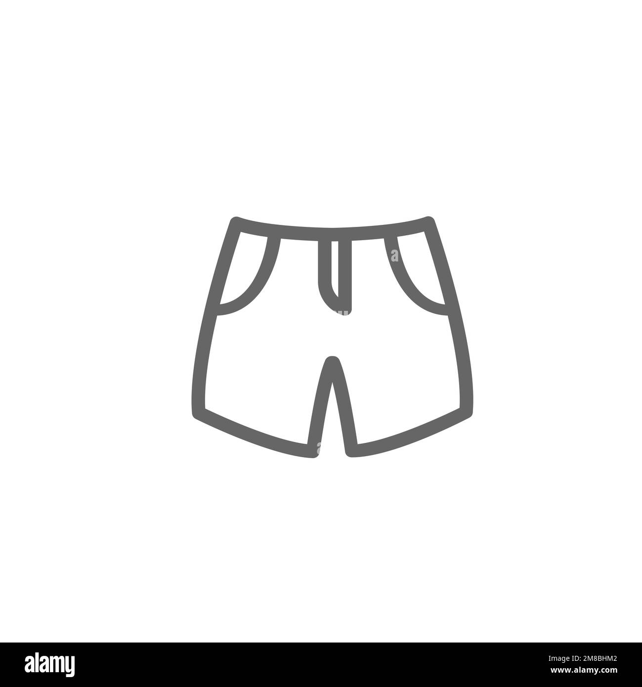 Shorts Icon Graphic Resource Template Vector Illustration Stock