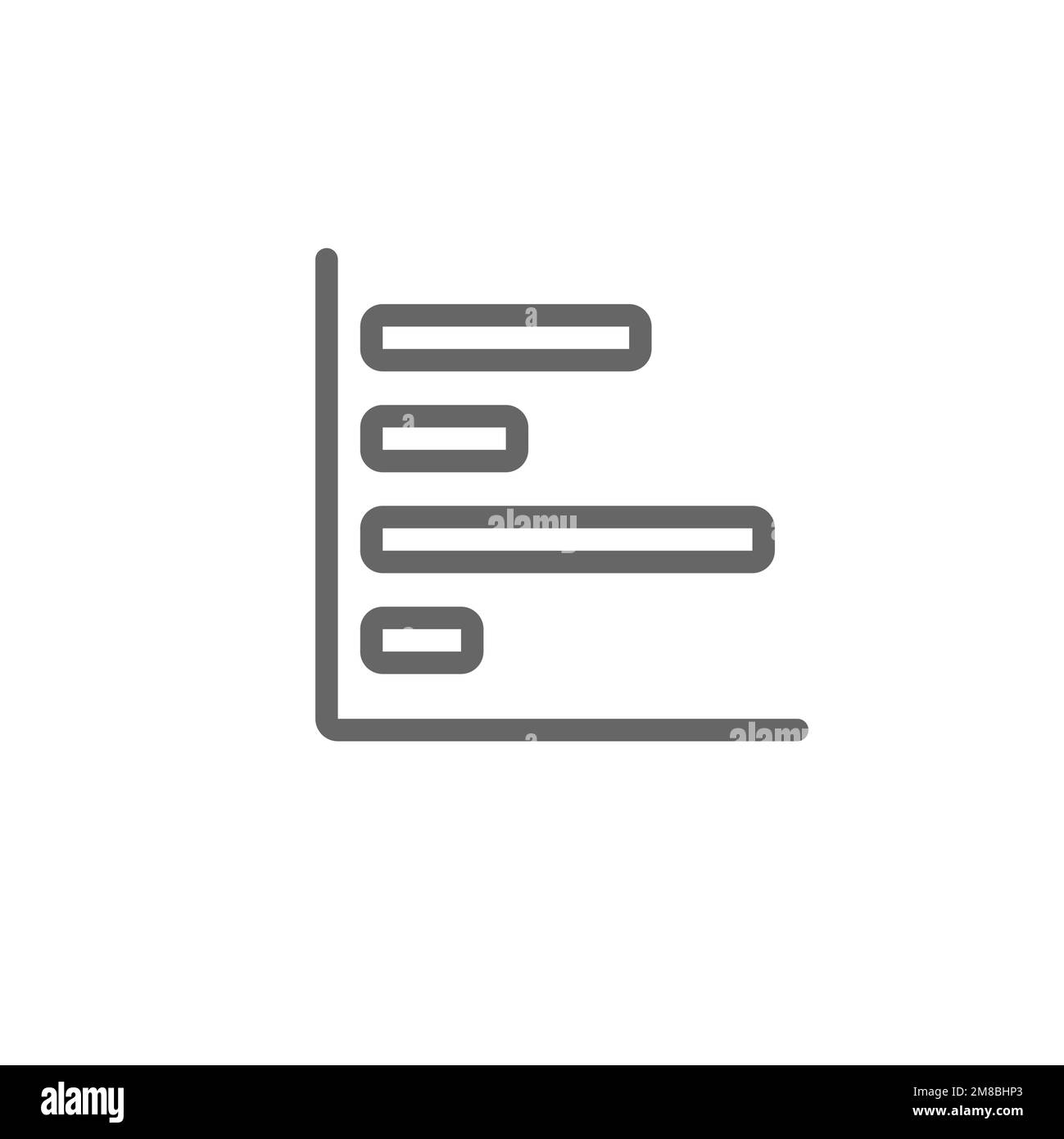 Column chart icon, resource template, vector illustration Stock Vector ...