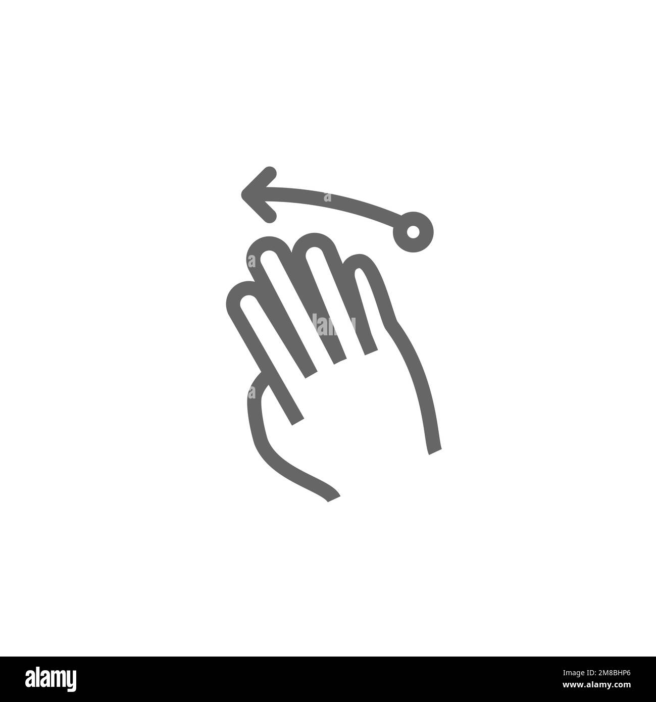Slide the gesture icon, graphics resource template, and vector ...