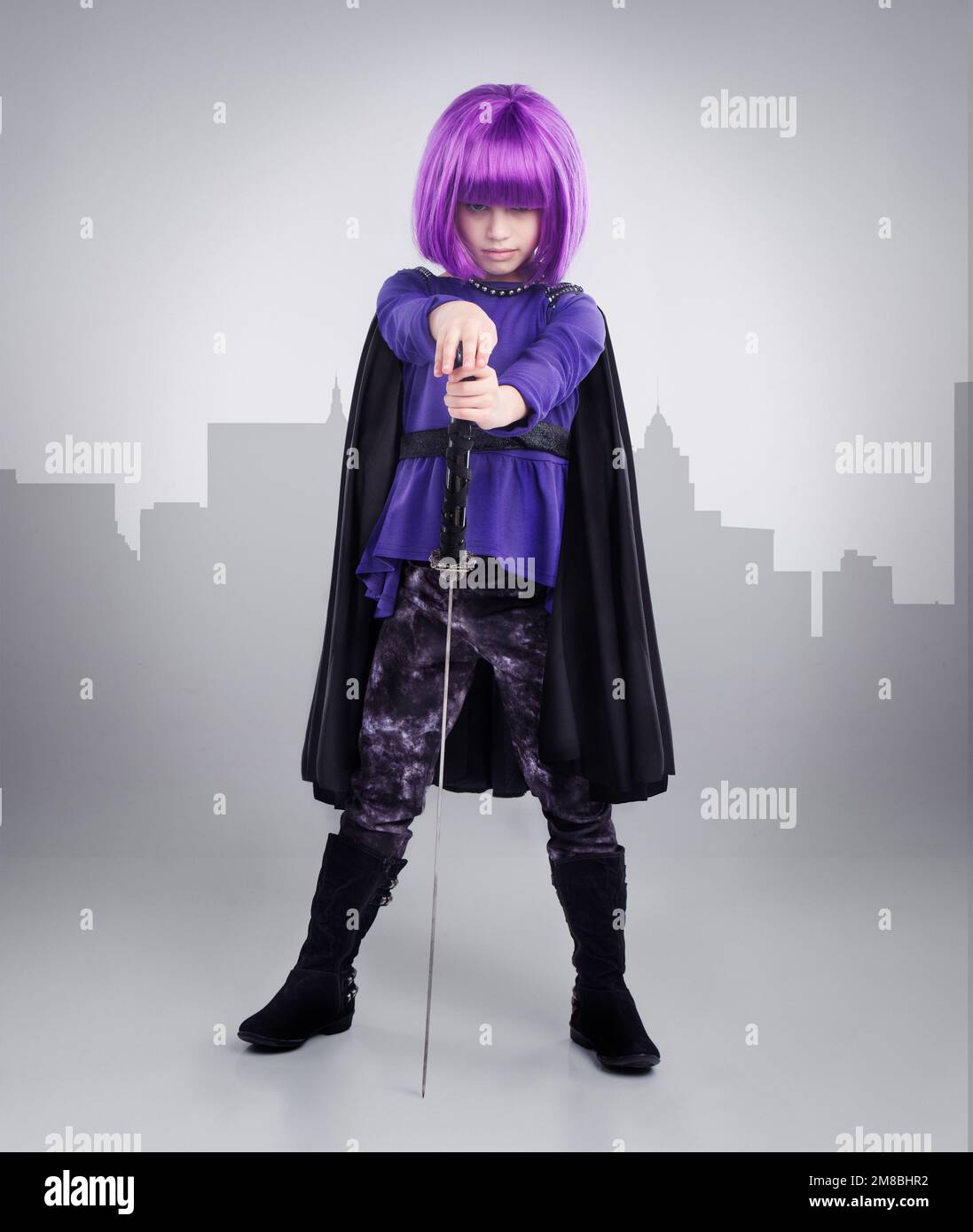Raven Superhero Costume For Kids