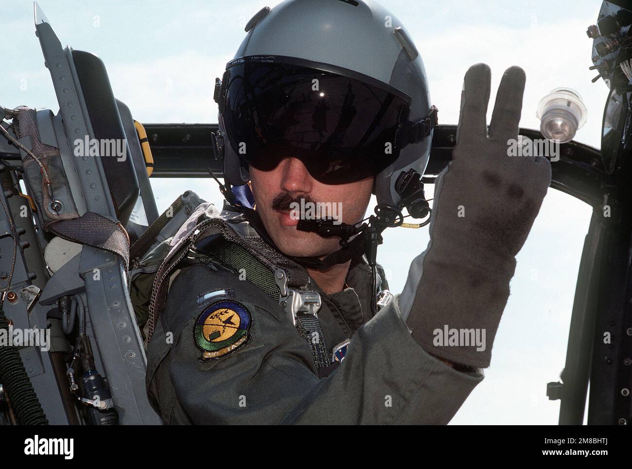 First LT. Clyde Beattie, pilot of a 21st Tactical Air Support Squadron ...