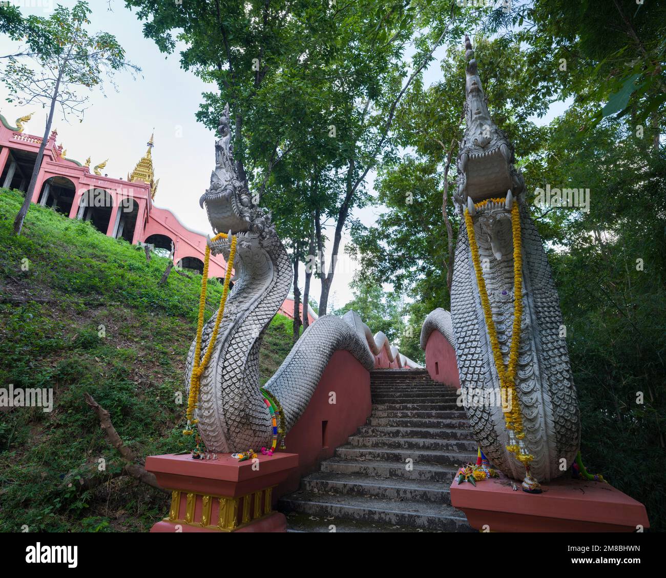 Wat Phra That Doi Phra Chan temple on Doi Phra Chan mountain. Temple ...