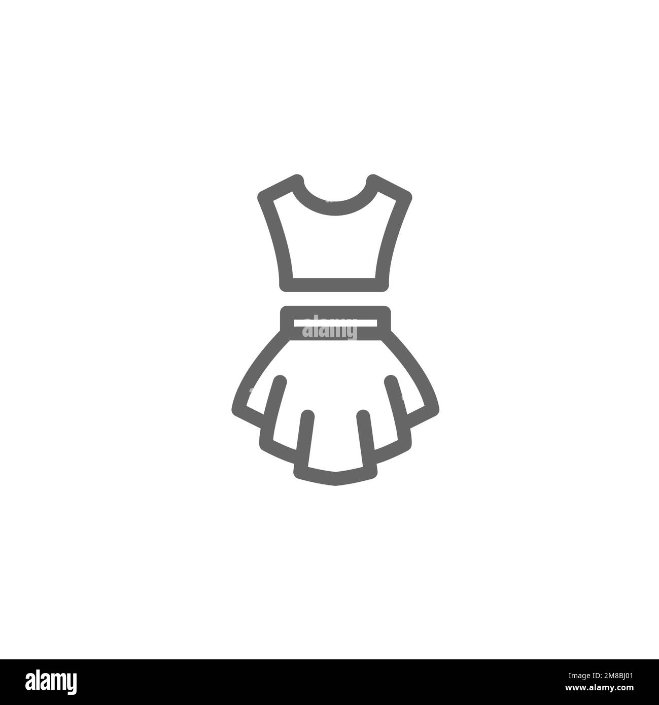 Women's sports dress icon. Graphic resource template, vector ...