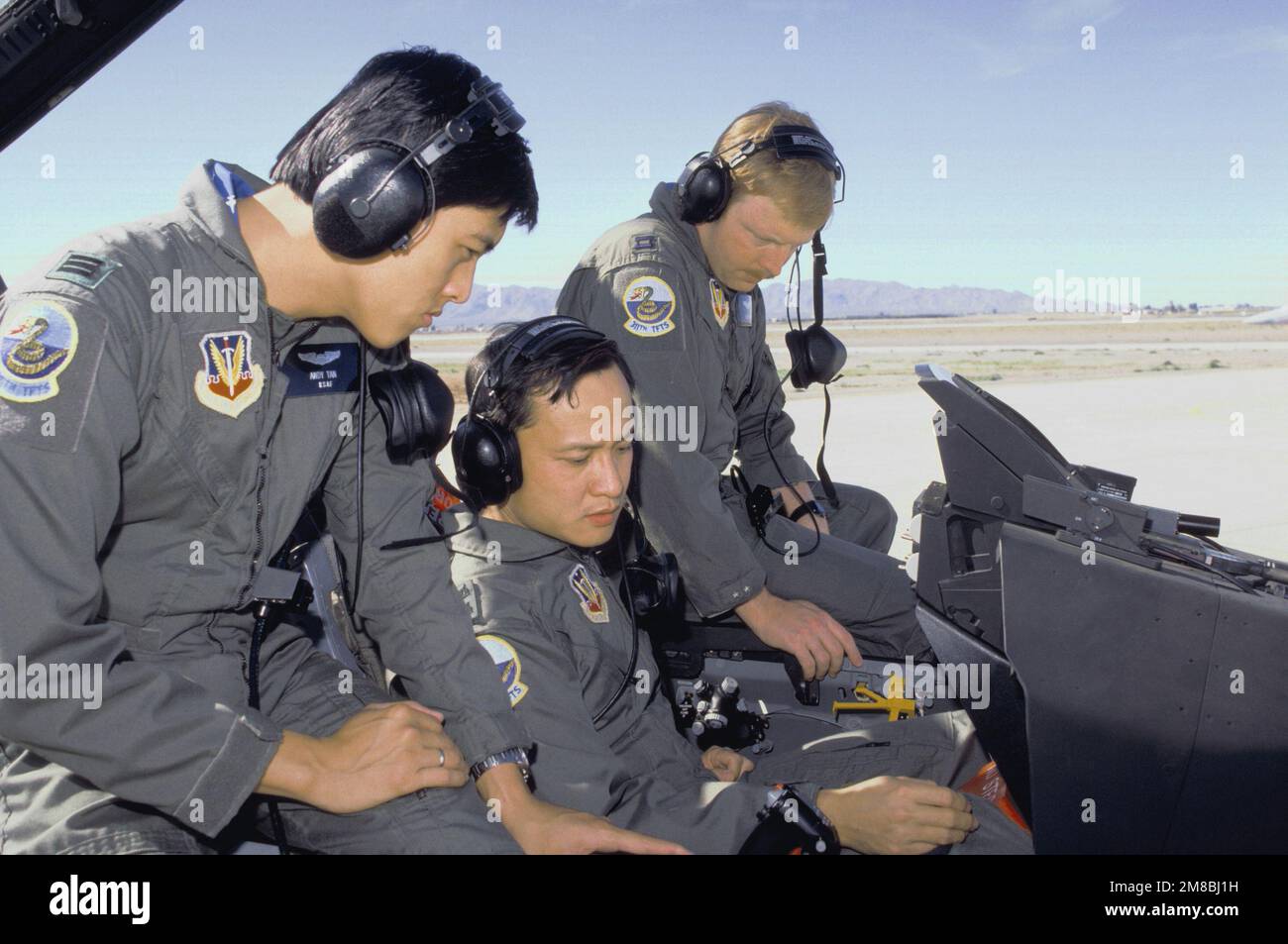 CPT John Hart instructs members of the Royal Thai air force on the ...