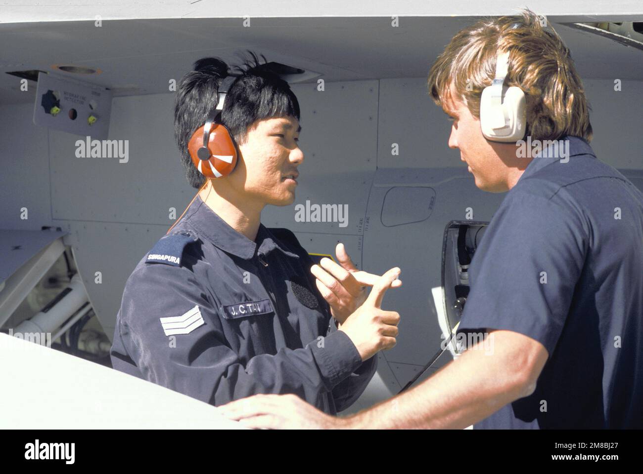 SSGT Tan Jak Chyun, a Singaporean student in the International Military ...