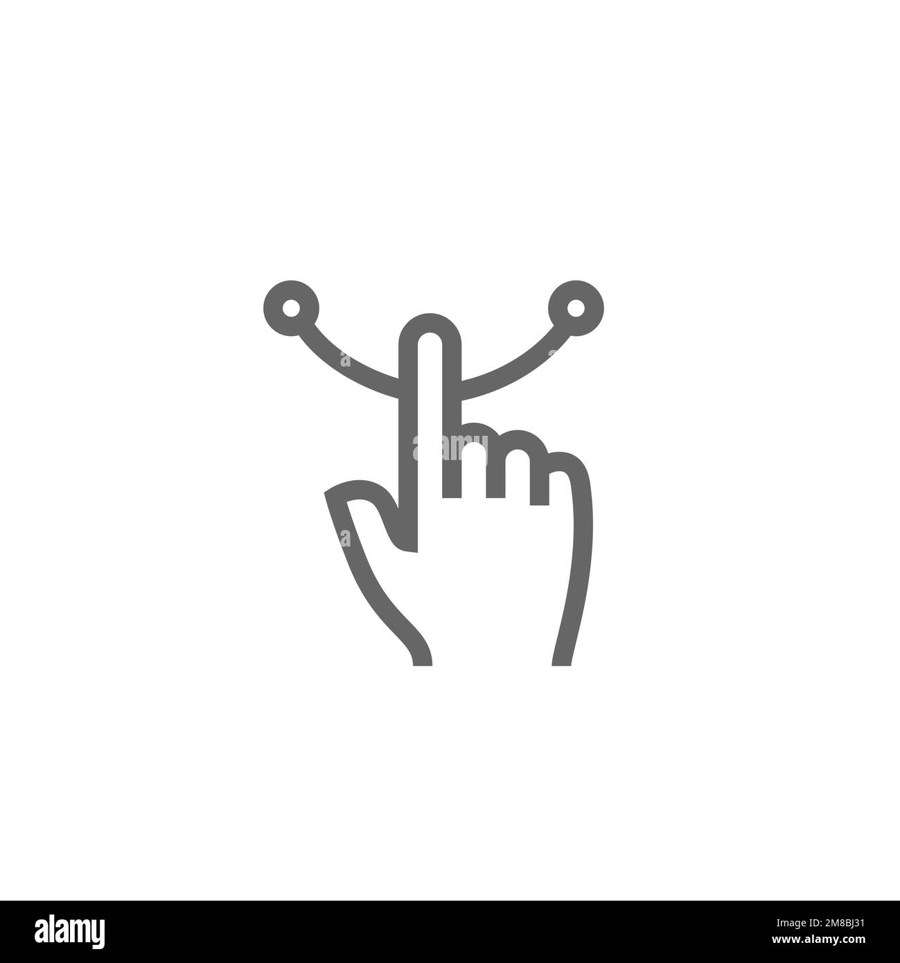 Slide the gesture icon alternately. Graphic resource template, vector ...
