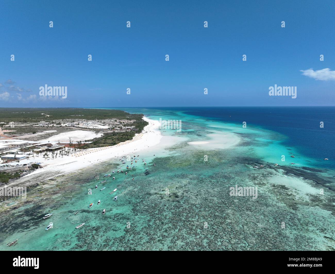 Zanzibar (Muyuni Beach on the largest island of the Zanzibar ...
