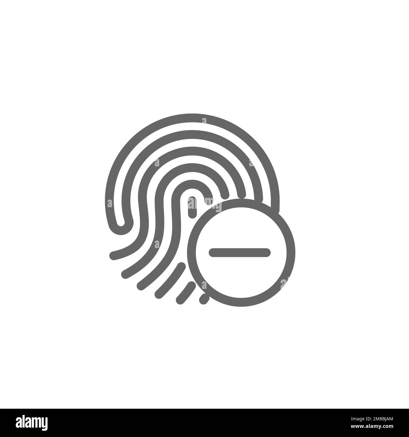Remove the fingerprint icon. Graphic resource template, vector ...