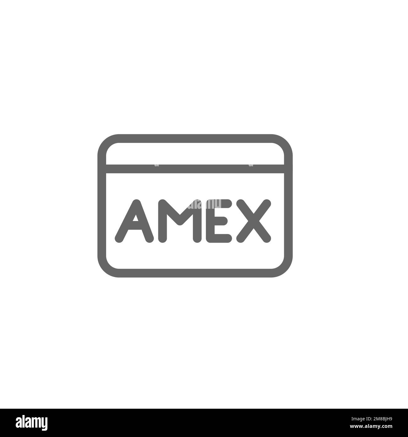 AMEX line icon. Graphic resource template, vector illustration Stock ... AMEX line icon. Graphic resource template, vector illustration Stock ...