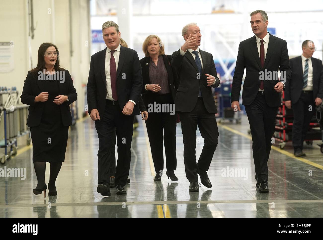 (Left-right) Ciara Kennedy Vice President and General Manager at Spirit AeroSystems, Belfast ...