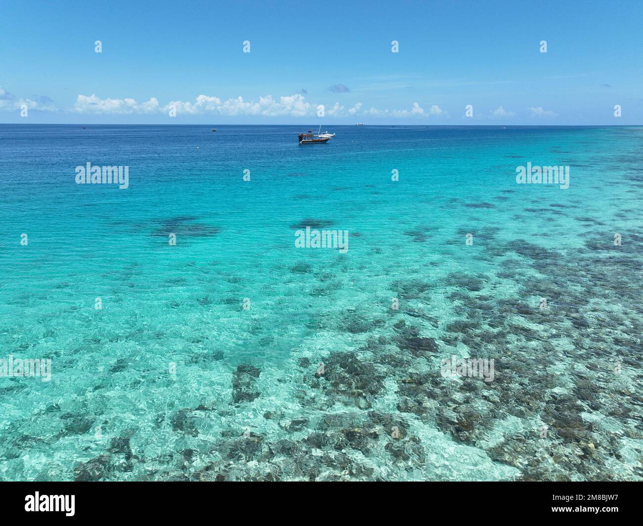 Zanzibar (Nungwi Beach on the largest island of the Zanzibar ...