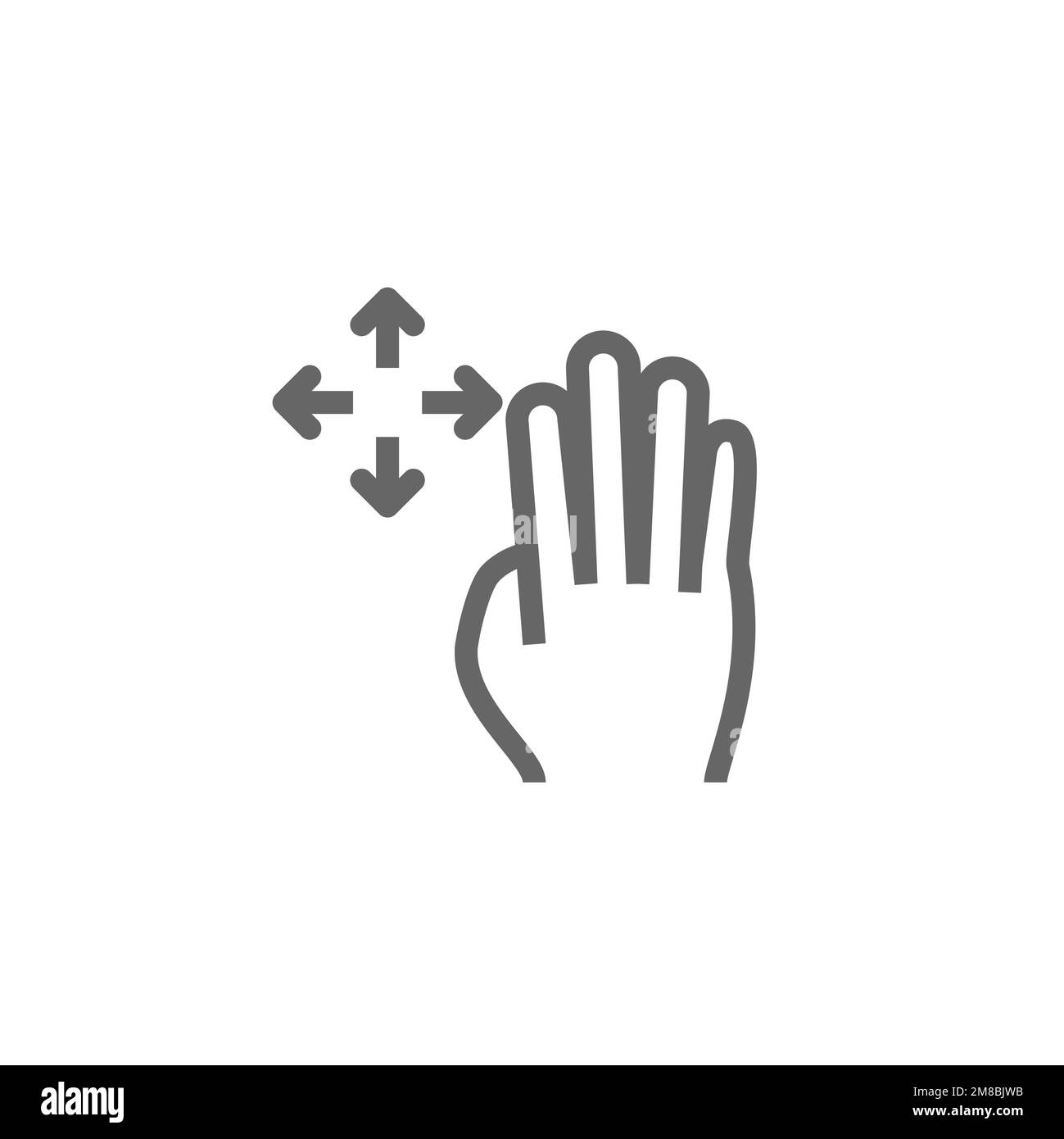 Mobile gesture icon, graphics resource template, vector illustration ...