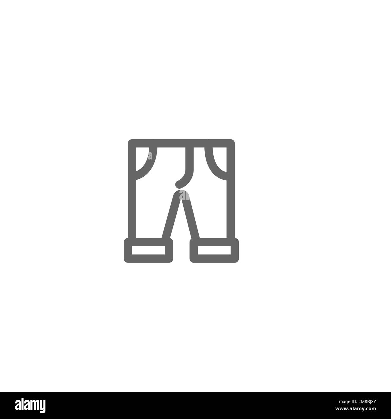 Shorts Icon Graphic Resource Template Vector Illustration Stock