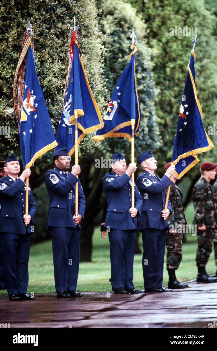 Representatives of several Air Force wings that participated in the ...