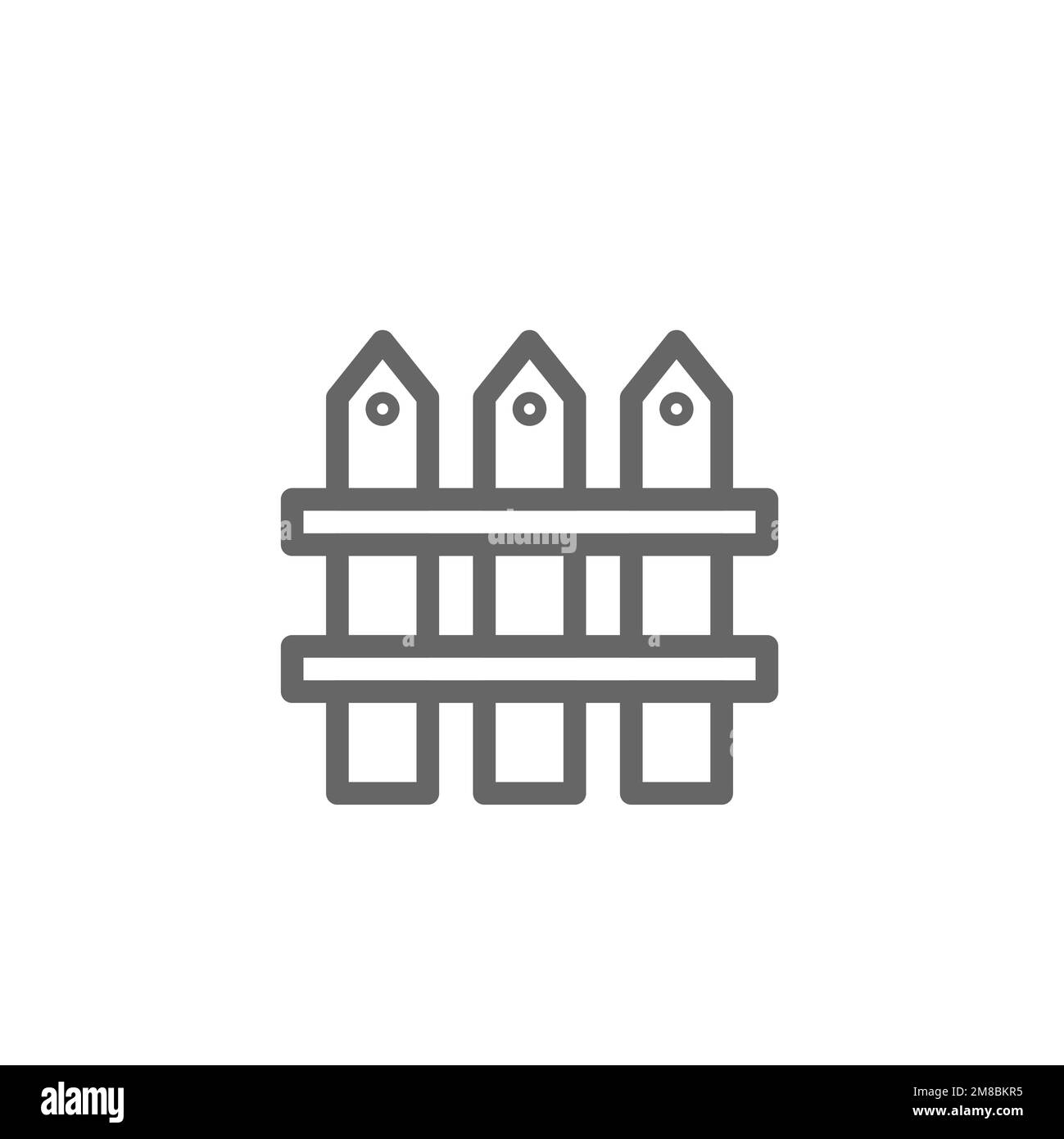 Fence line icon. Graphic resource template, vector illustration Stock ...