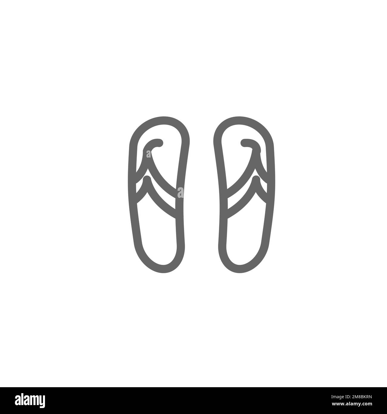 Slippers icon. Graphic resource template, vector illustration Stock ...