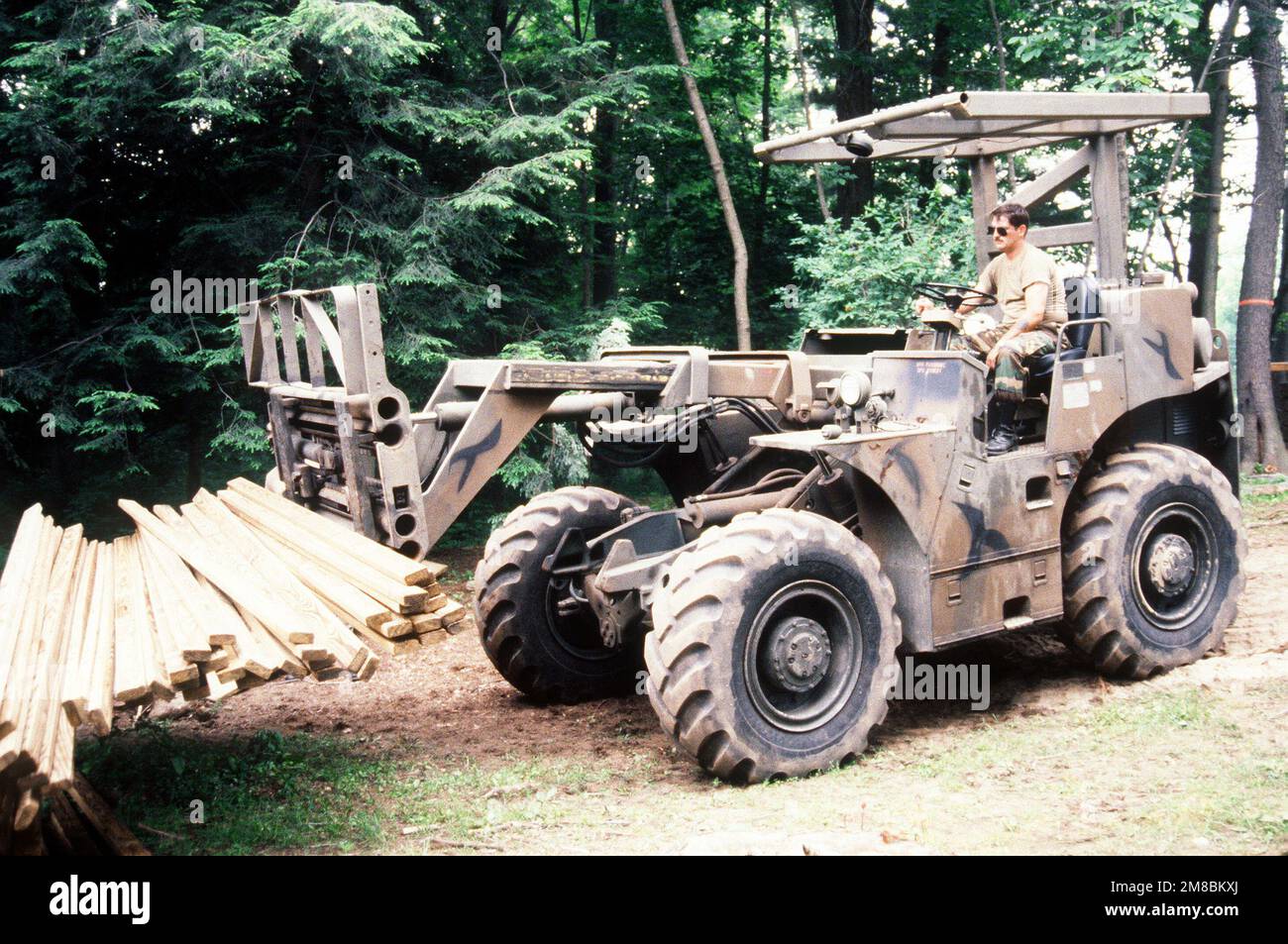 A member of Combat Construction Plt., Headquarters and Headquarters Co ...