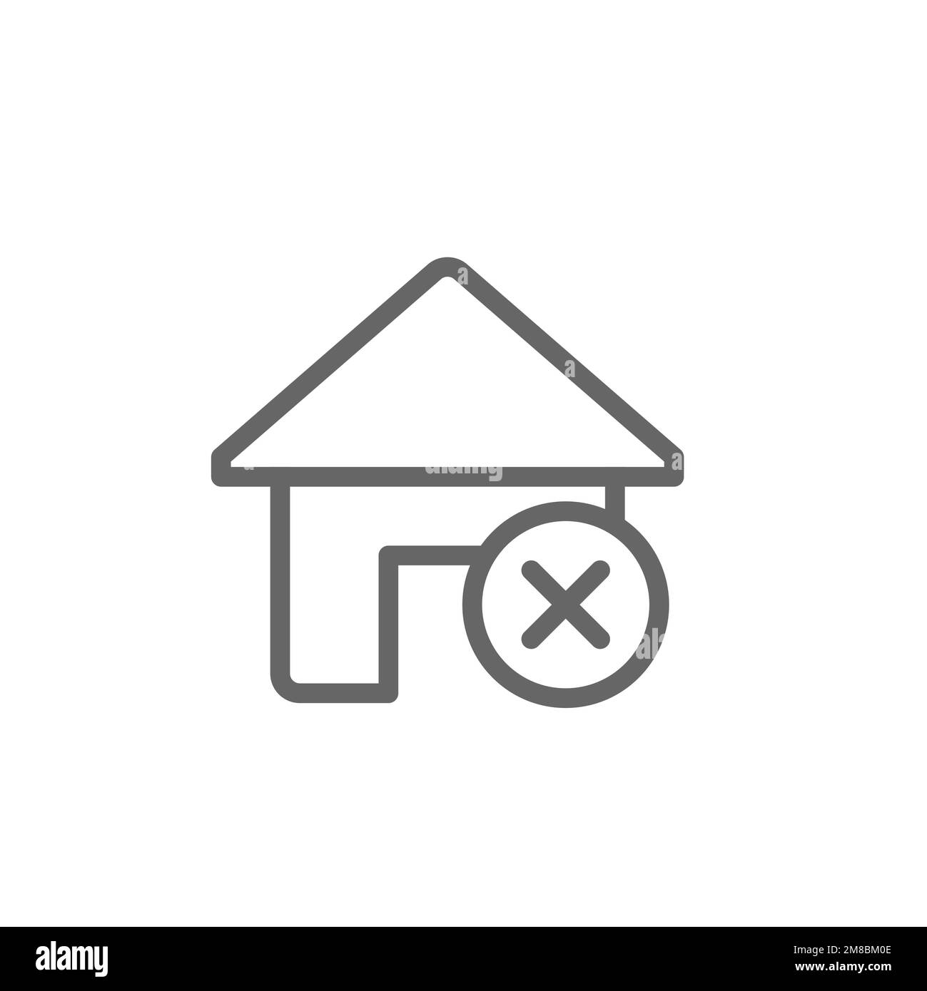 Remove the property line icon. Graphic resource template, vector ...