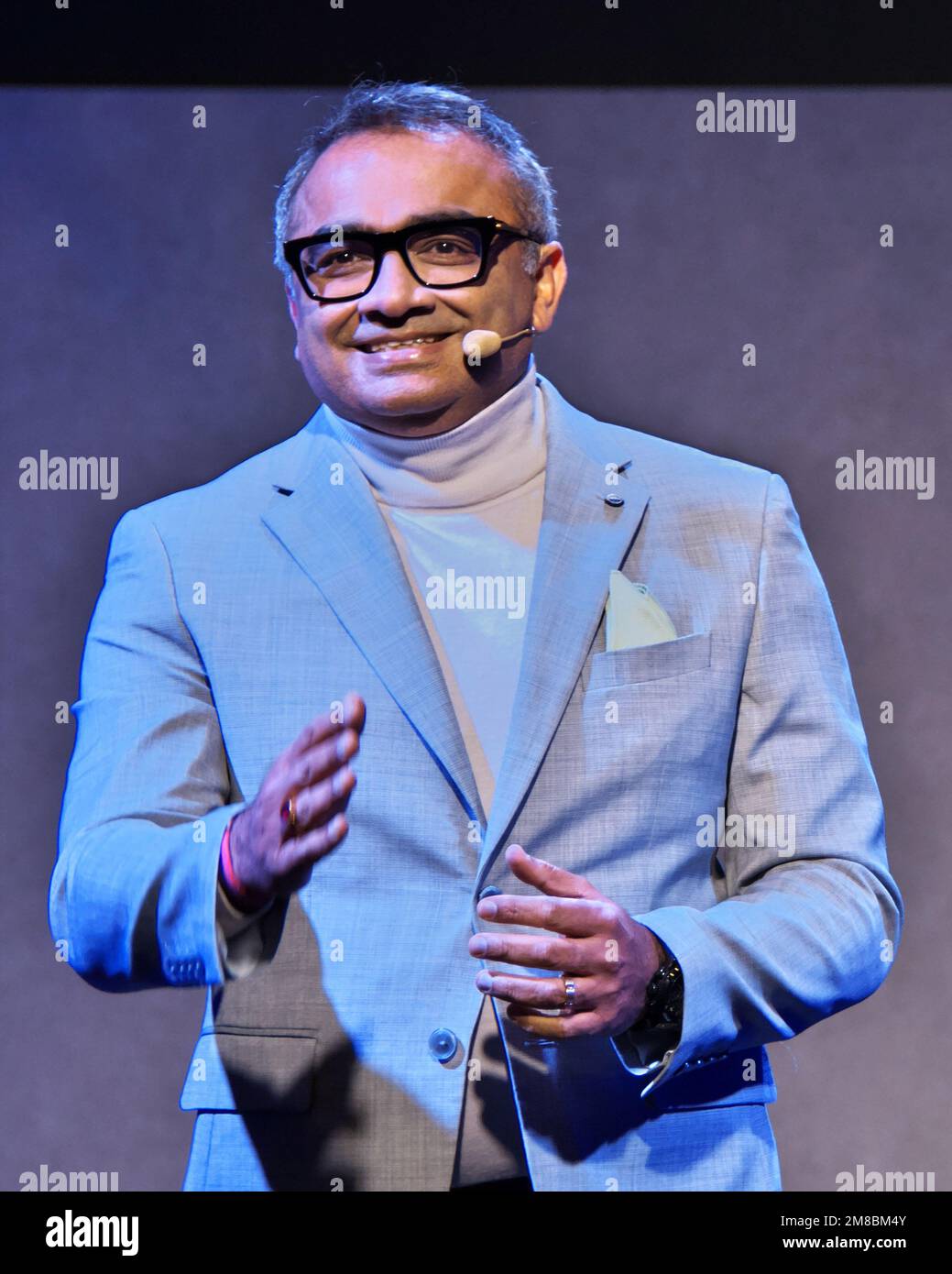 Chiba, Japan. 13th Jan, 2023. Nissan Motor Corporation's COO Ashwani ...