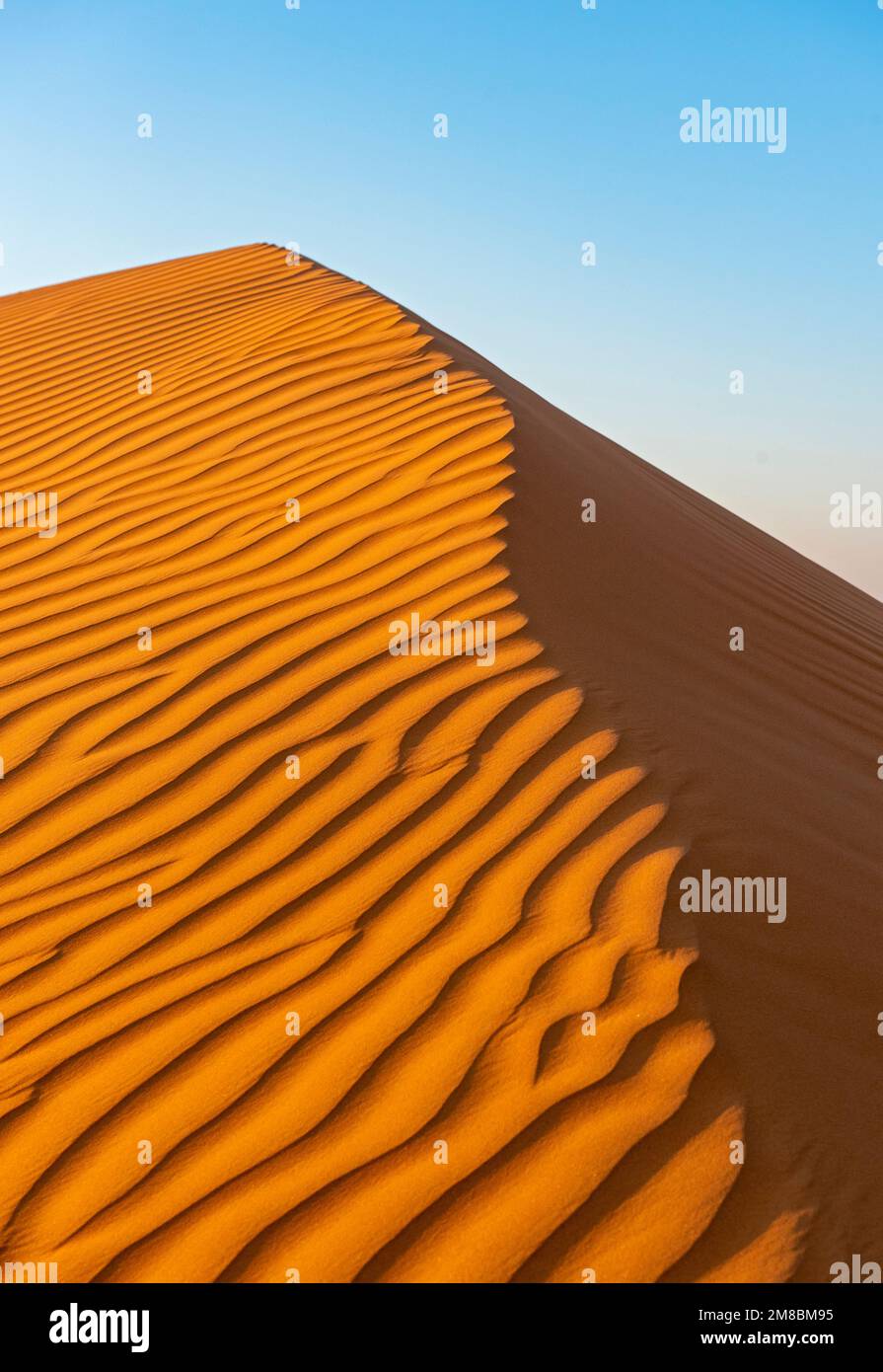 Sand dunes, Wahiba Sands Desert, Bidiyah, Oman Stock Photo - Alamy
