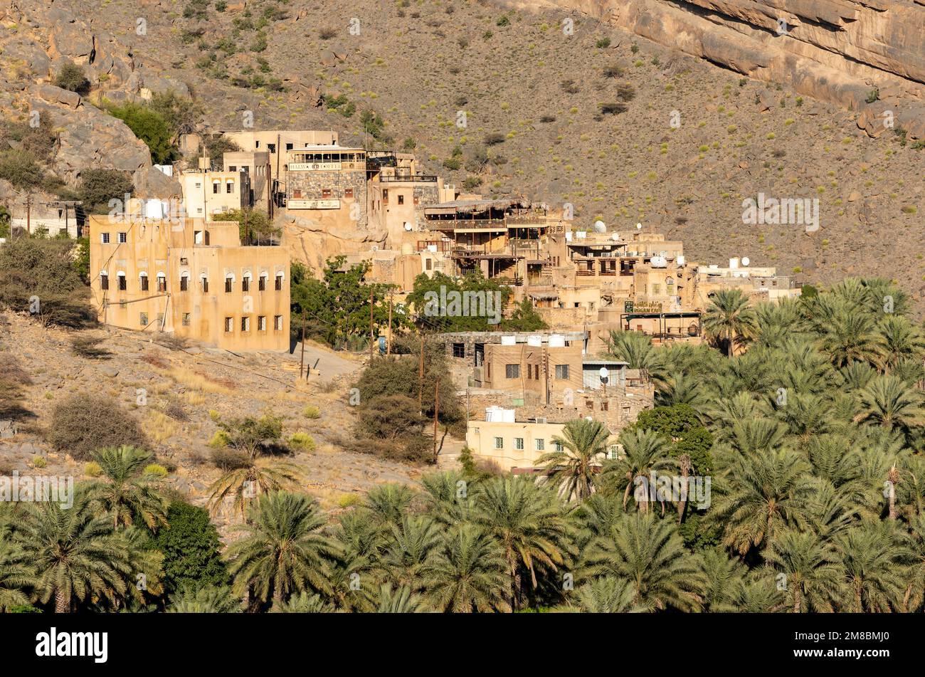 Mountain town of Misfat Al Abriyeen, Oman Stock Photo - Alamy