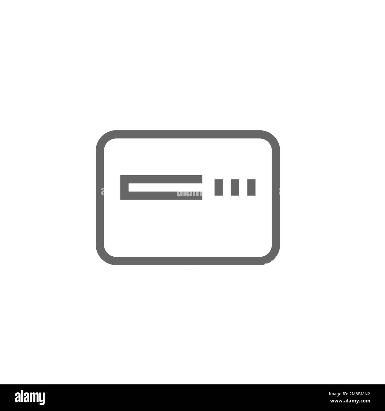 Card line icon. Graphic resource template, vector illustration Stock ...