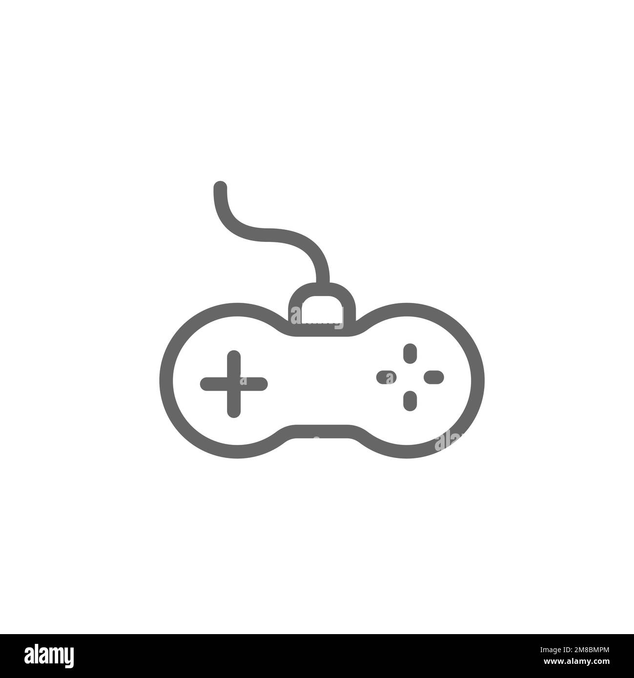 Game console line icon, graphics resource template, vector illustration Stock Vector Image & Art ...