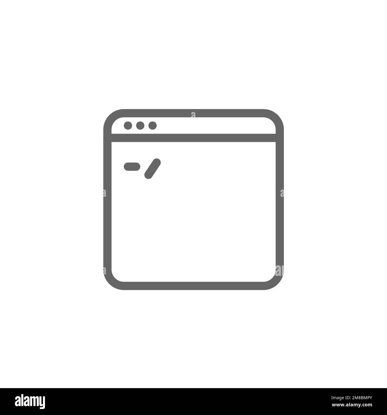Enter the window line icon. Graphic resource template, vector ...