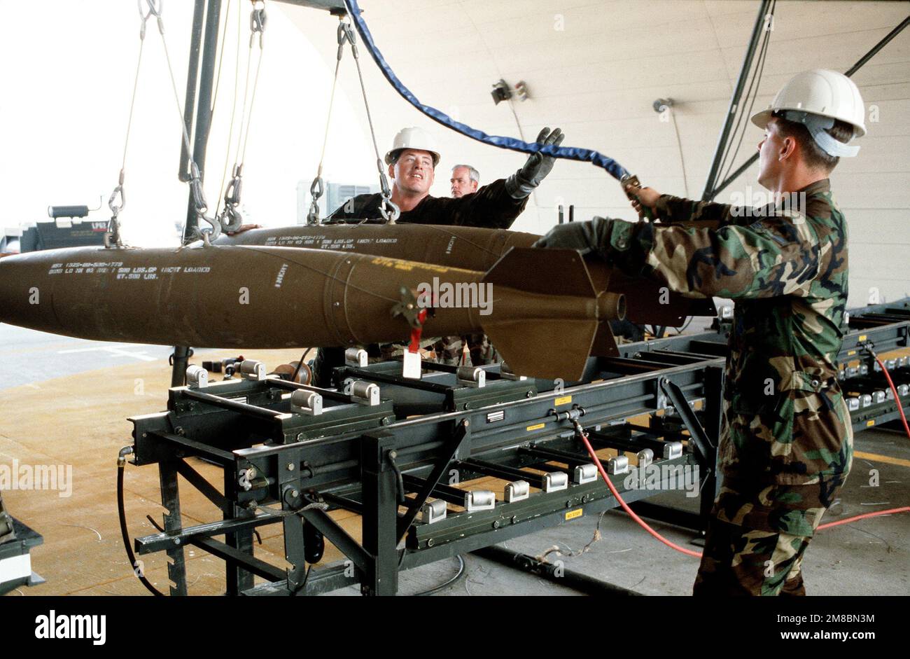 SRA Michael Koenig of the 400th Munitions Maintenance Squadron ...