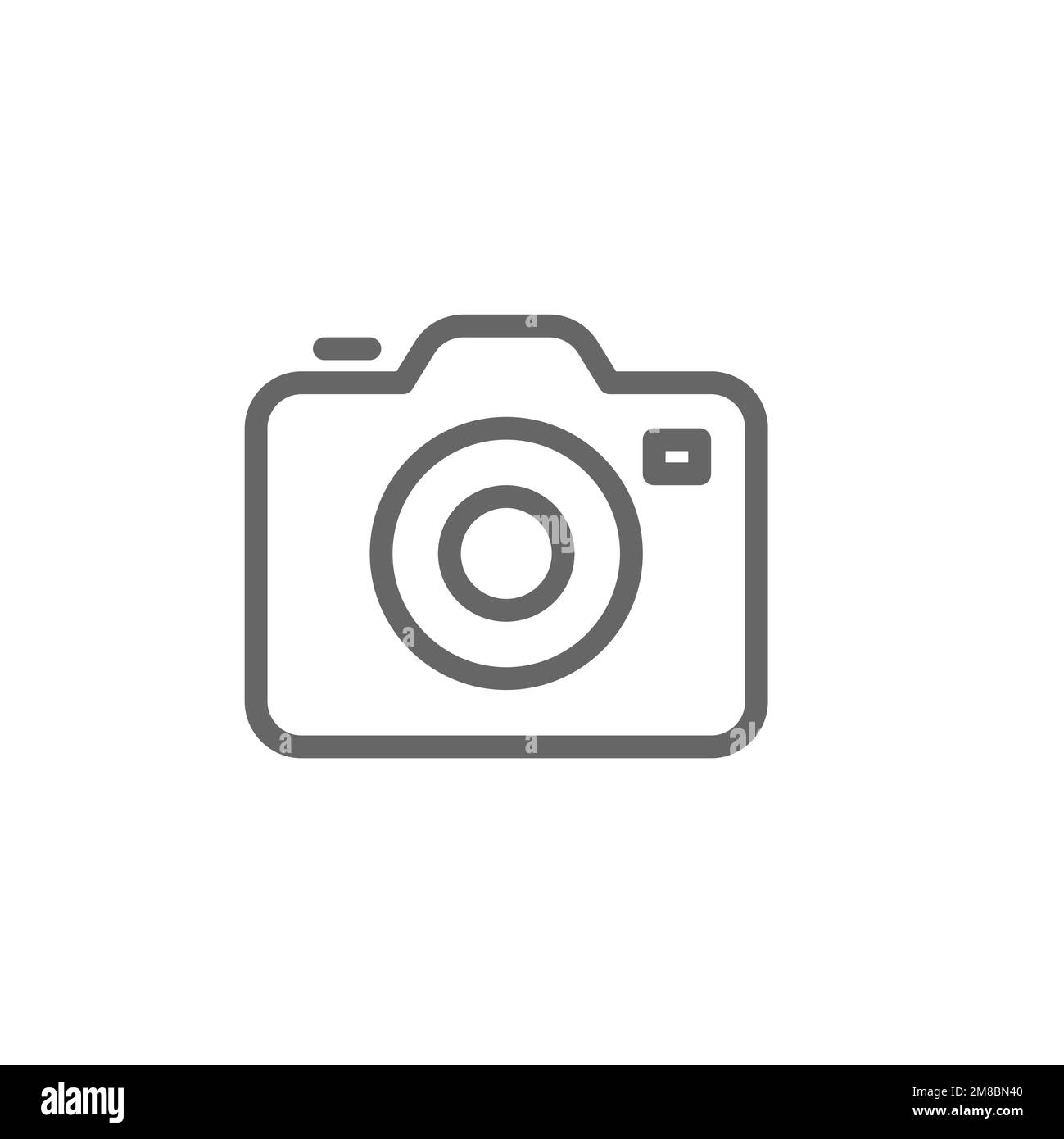 Camera line icon. Graphic resource template, vector illustration Stock ...