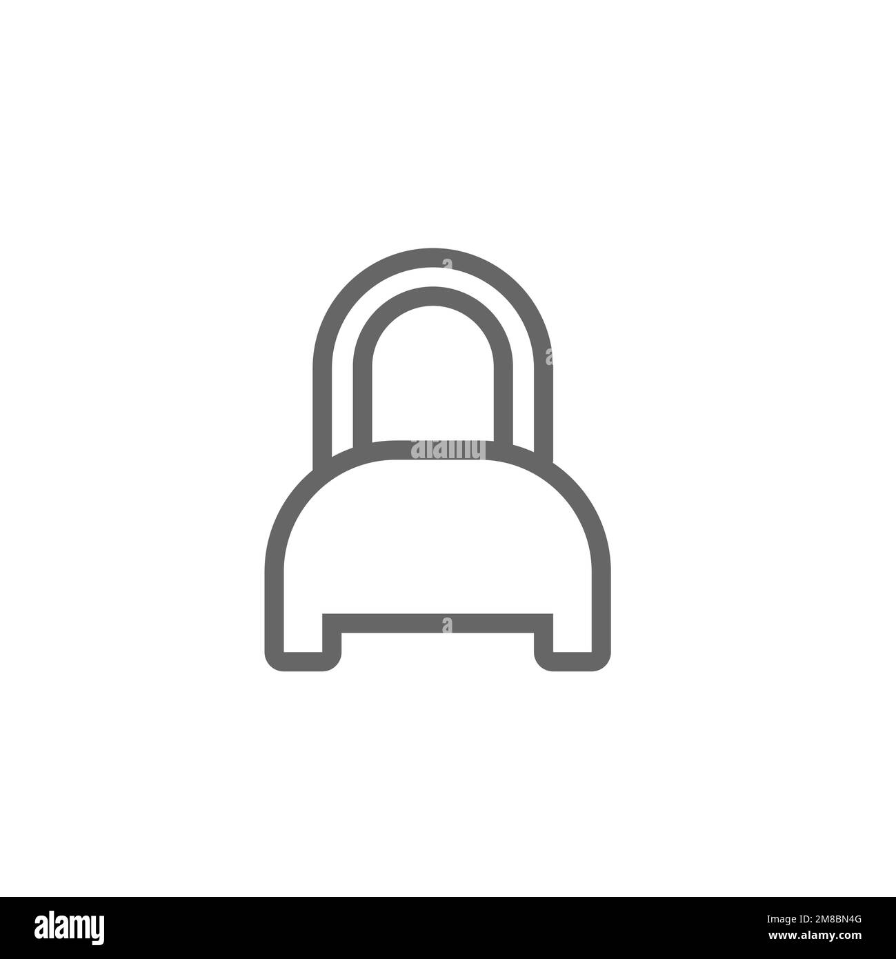 Twin line icon. Graphic resource template, vector illustration Stock ...