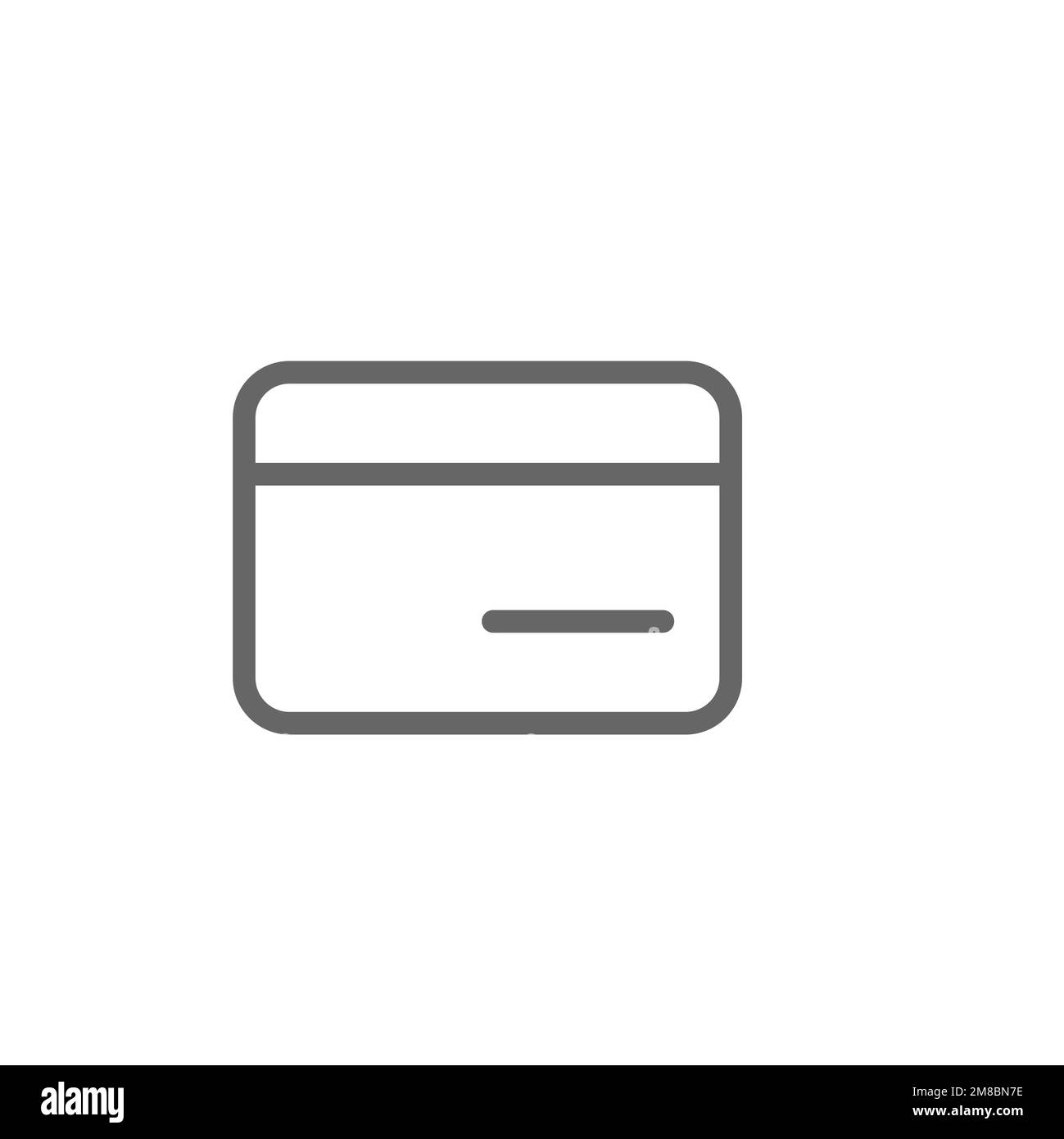Credit card line icon. Graphic resource template, vector illustration ...