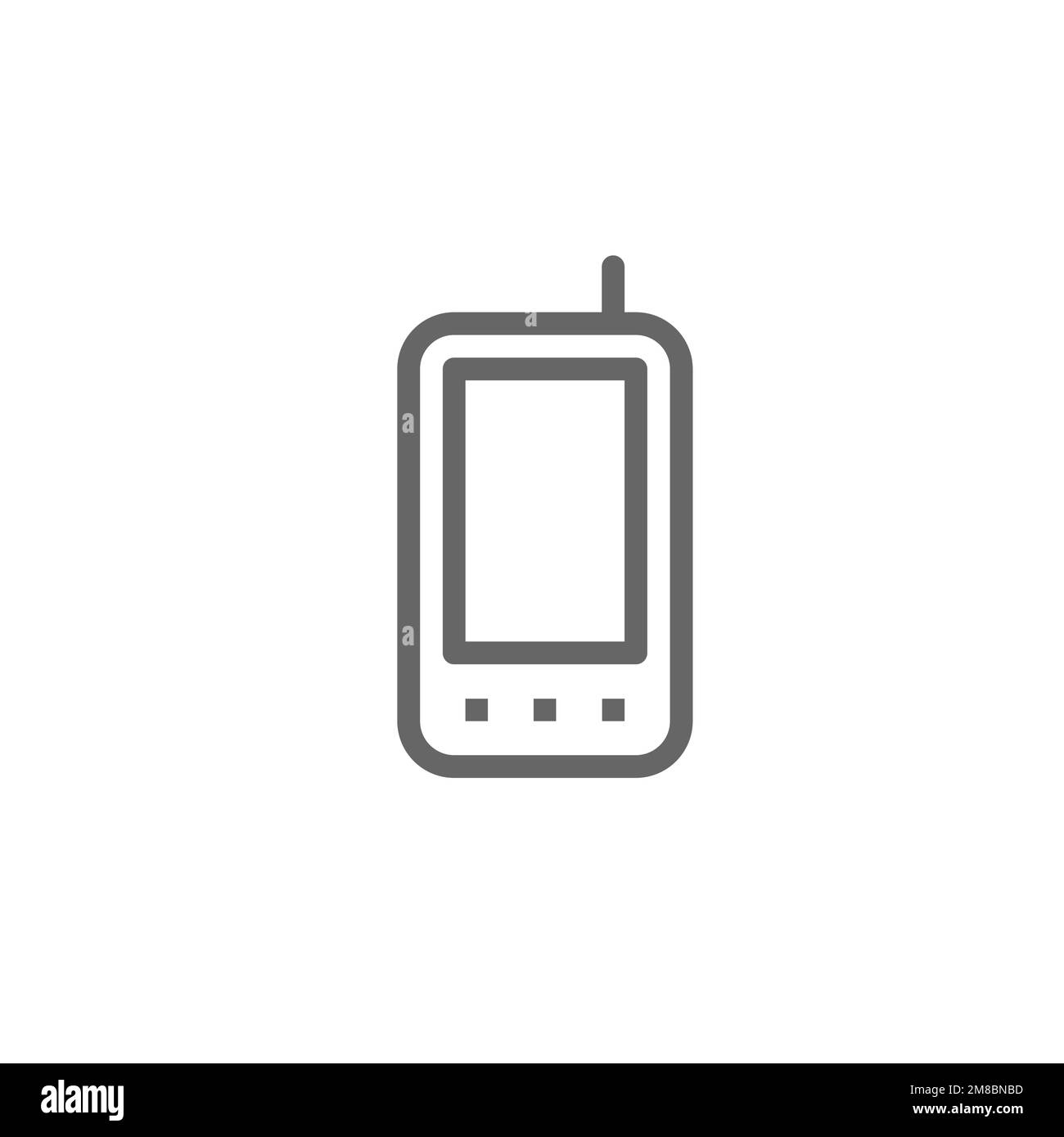 Pager line icon. Graphic resource template, vector illustration Stock ... Pager line icon. Graphic resource template, vector illustration Stock ...
