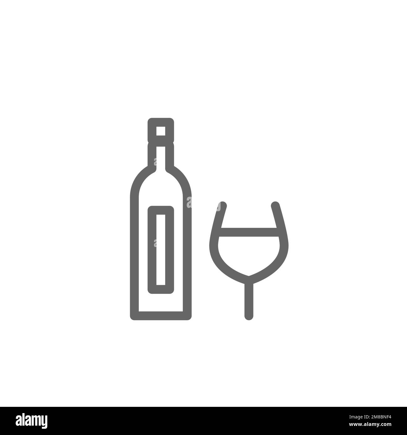 Wine line icon, graphic resource template, vector illustration Stock ...