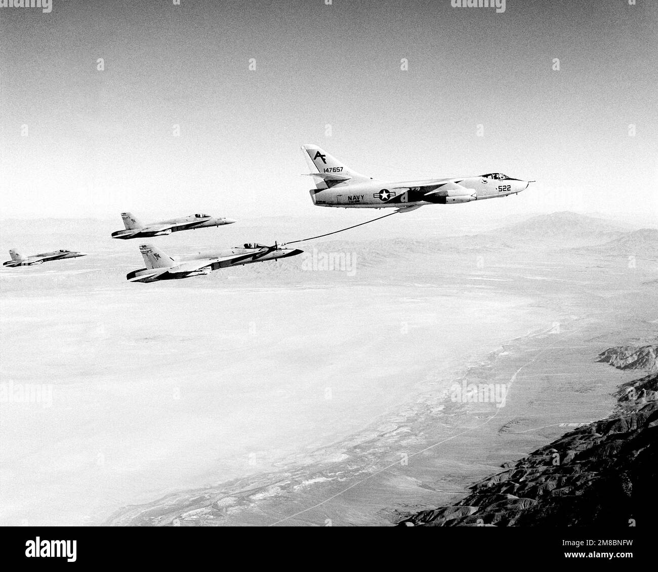 An Aerial Refueler Squadron 208 (VAK-208) KA-3B Skywarrior aircraft ...