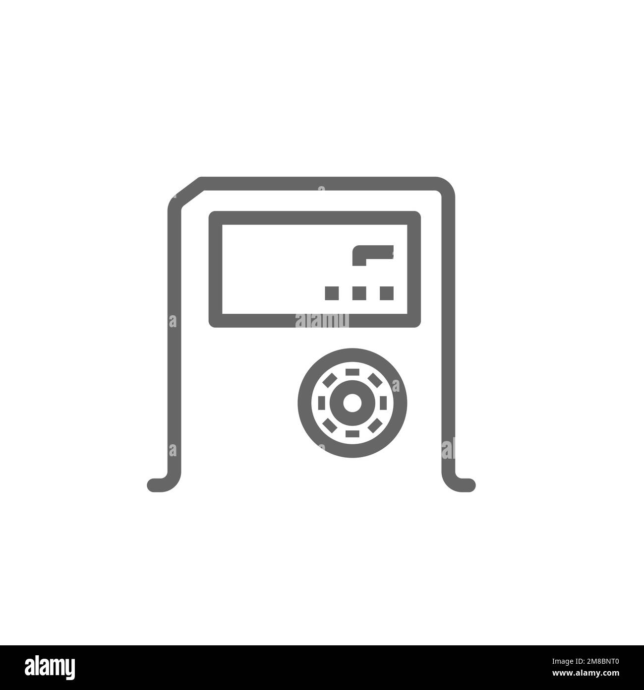 Safe line icon. Graphic resource template, vector illustration Stock ...