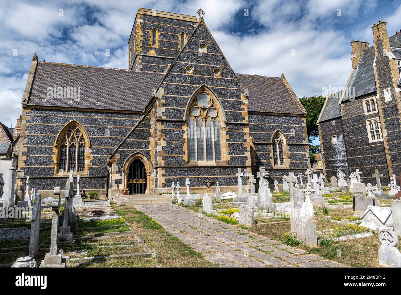 St Augustine Church, Ramsgate, designed by Pugin Stock Photo - Alamy