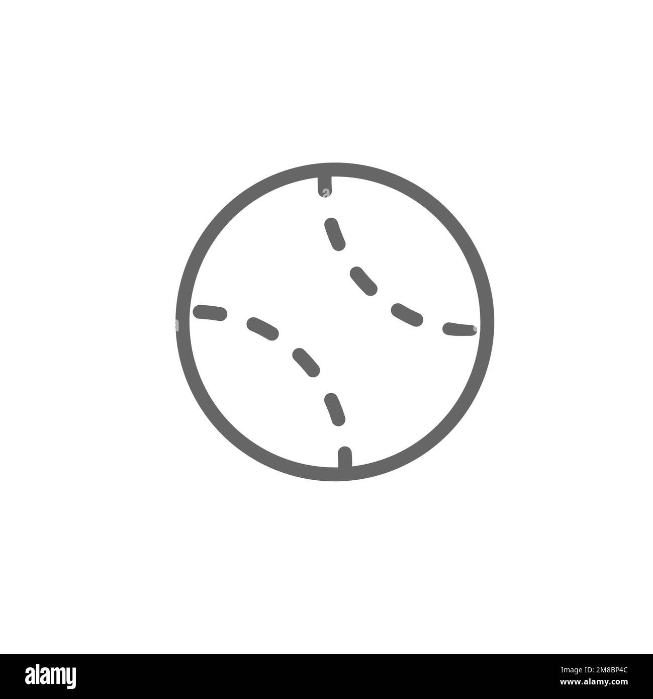 Baseball line icon, graphic resource template, vector illustration ...