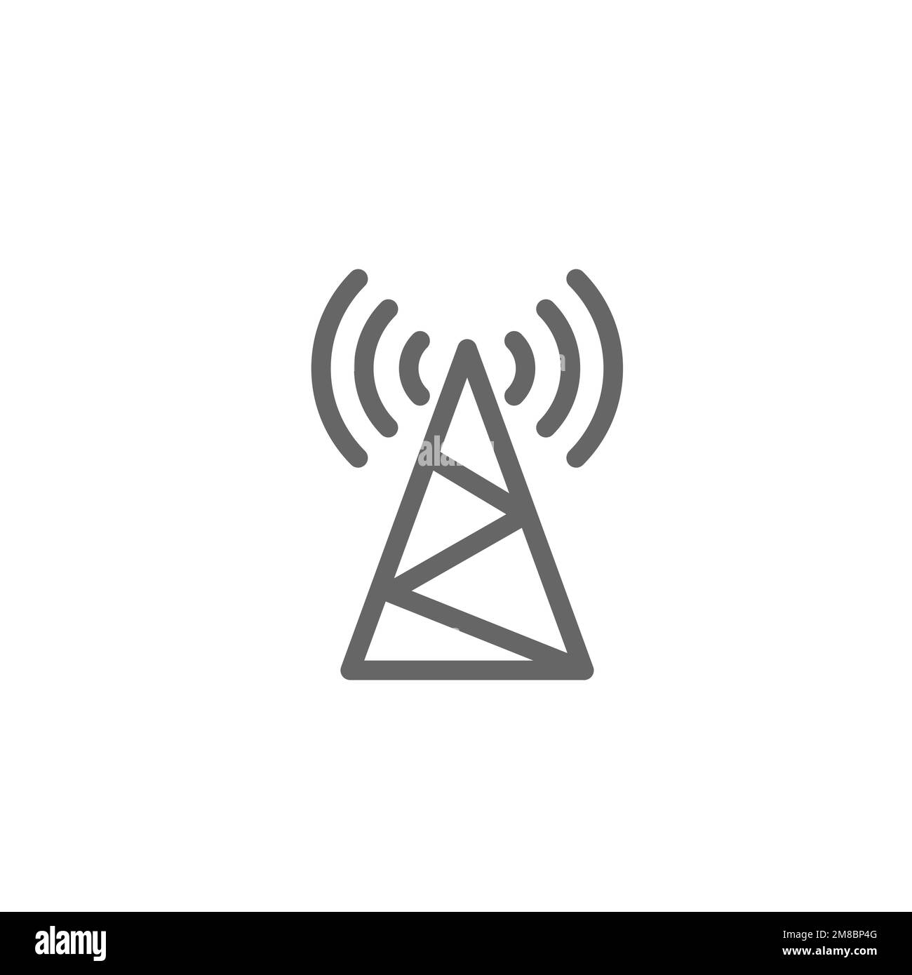 Signal tower icon, graphic resource template, vector illustration Stock ...