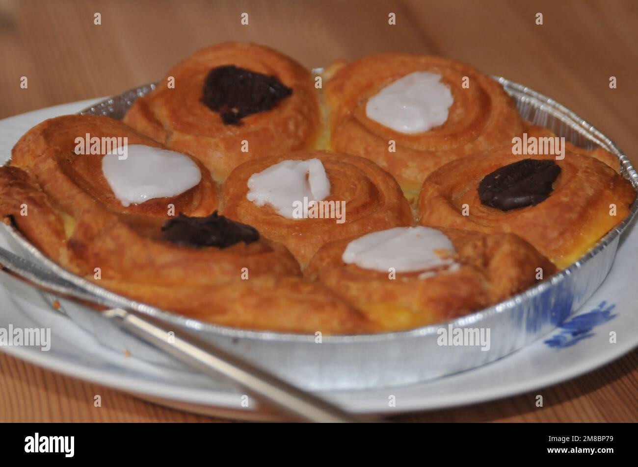 Copenhagen/Denmark/13 January 2023/Danish pstry and coffee seerve in ...