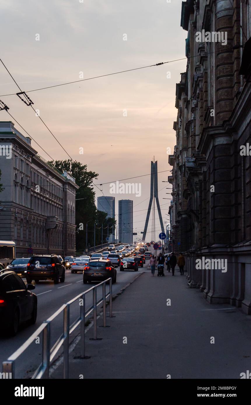 Riga cars hi-res stock photography and images - Alamy