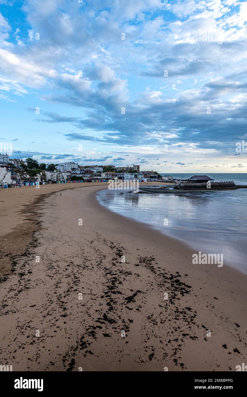 Broadstairs Viking beach and seafront, Kent Stock Photo - Alamy