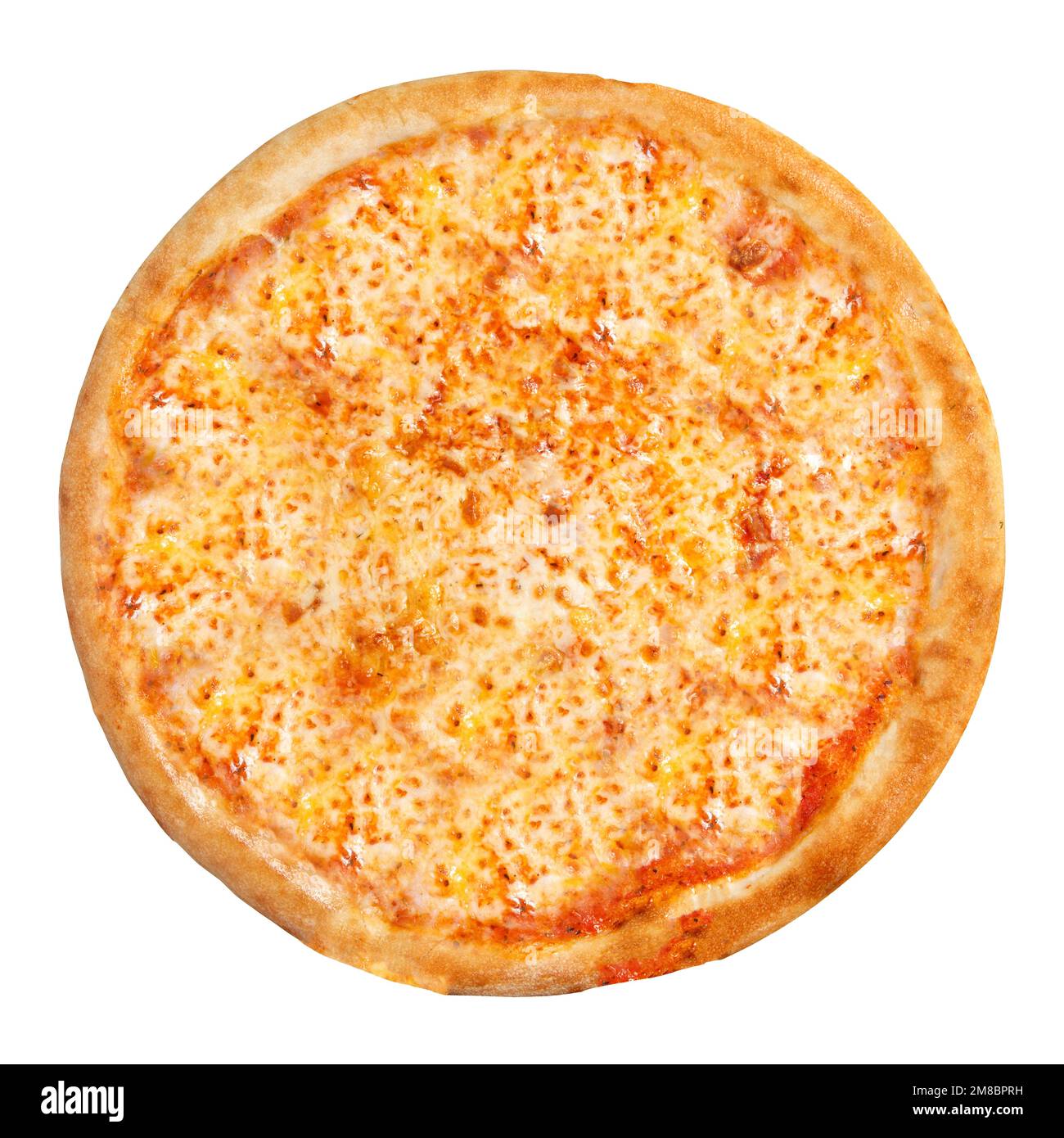 Normal pizza isolated on white Stock Photo - Alamy