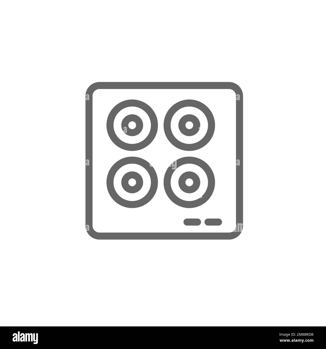 LED light line icon. Graphic resource template, vector illustration ...